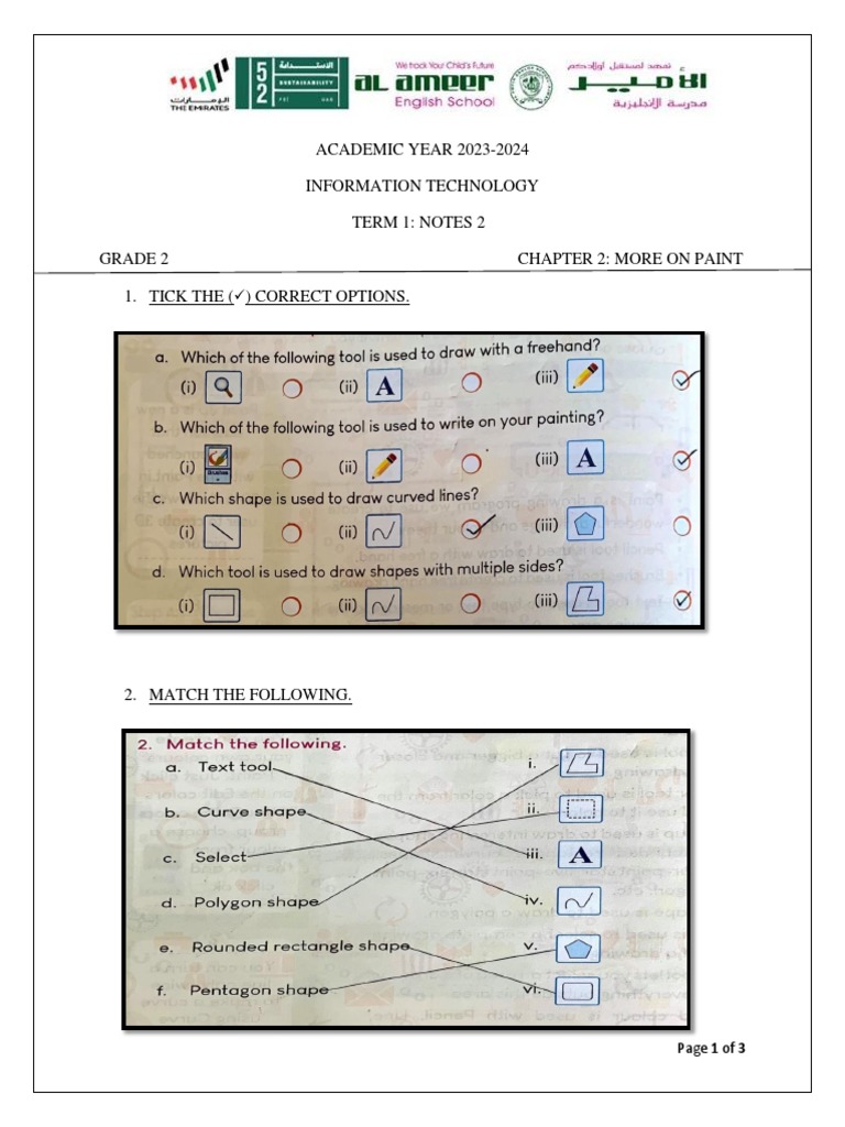 Gr.2 - Notes - More On Paint | PDF