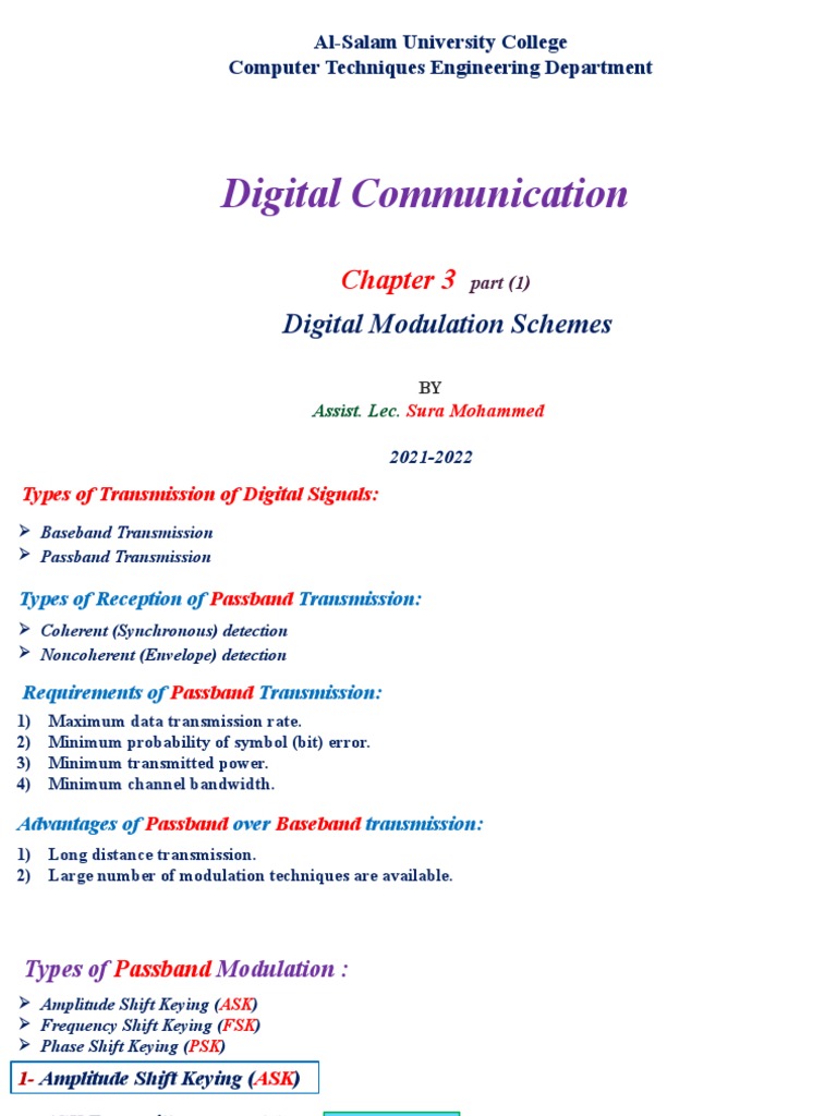 Chapter 3DigitalModulationSchemes-AmplitudeShiftKeyingASKpart-1 | PDF ... Chapter 3DigitalModulationSchemes-AmplitudeShiftKeyingASKpart-1 | PDF ...