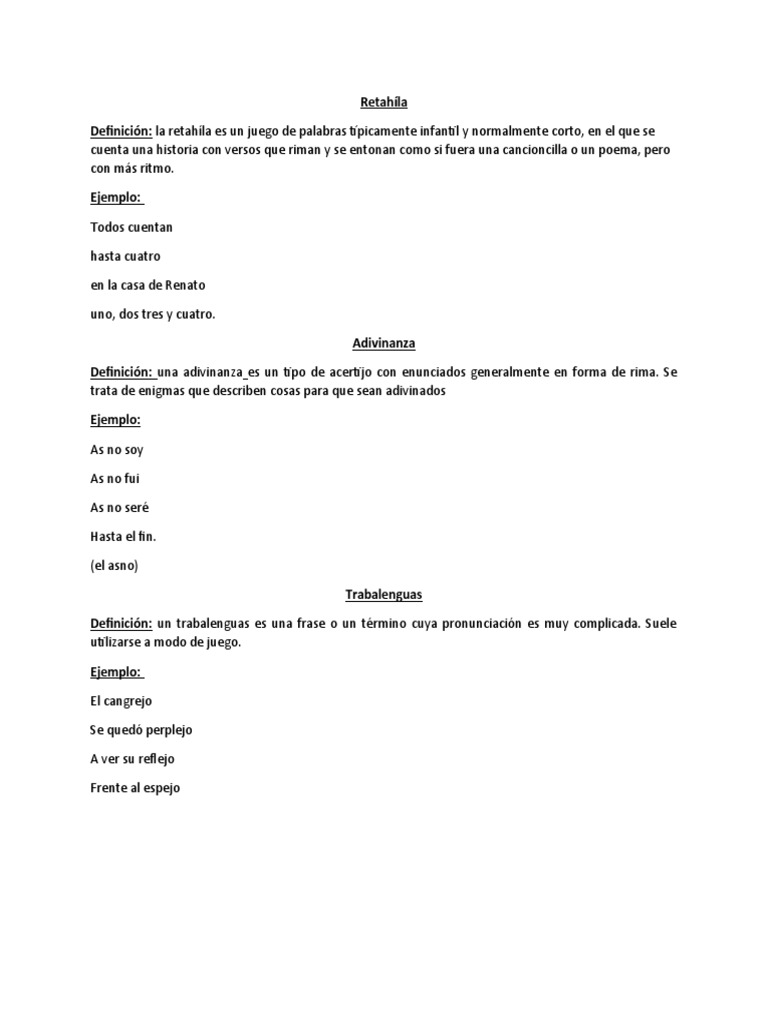 Retahíla | PDF | Poesía