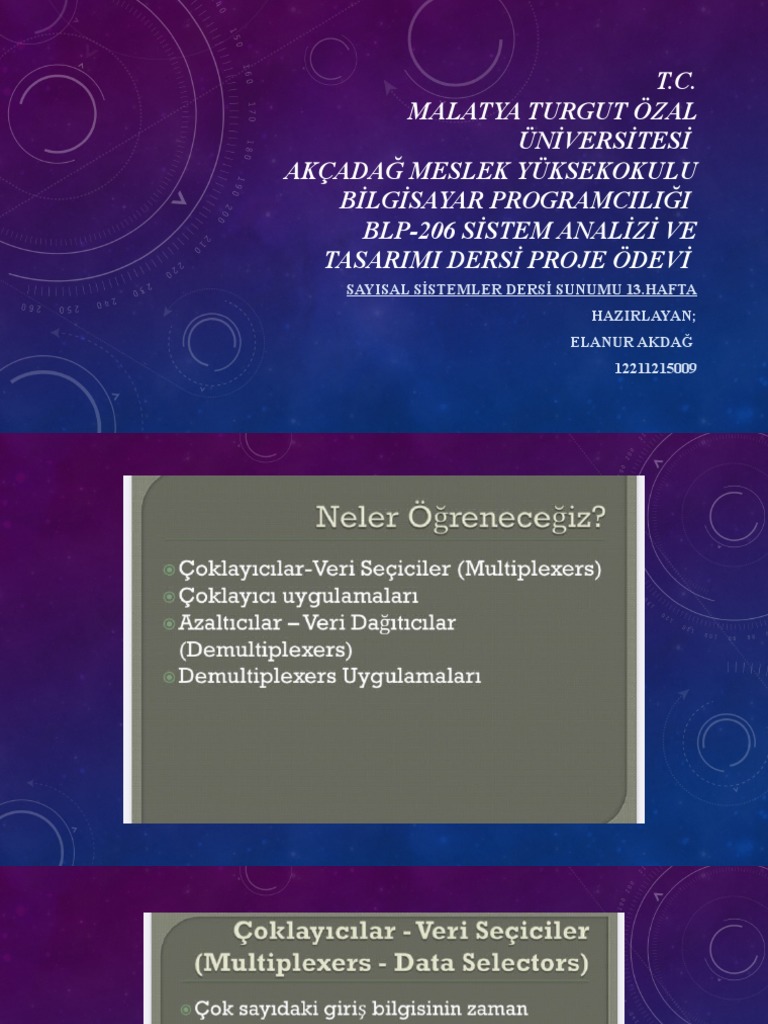 Sayısal Sistemler 13.Hafta | PDF