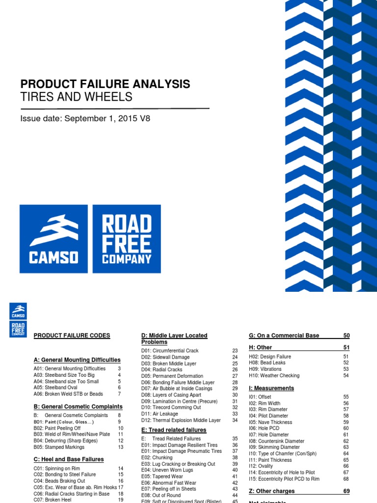 Tire and Wheel Failure Analysis Guide | PDF | Tire | Wheel