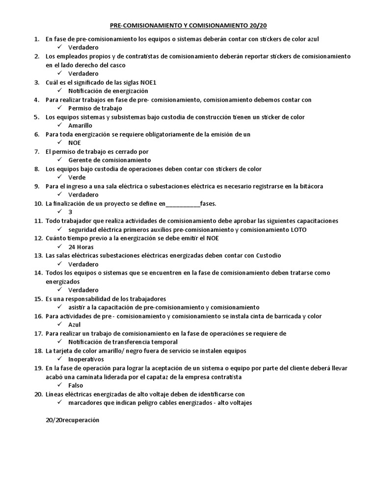 Life Critical - Pre Comisionamiento y Comisionamiento | PDF