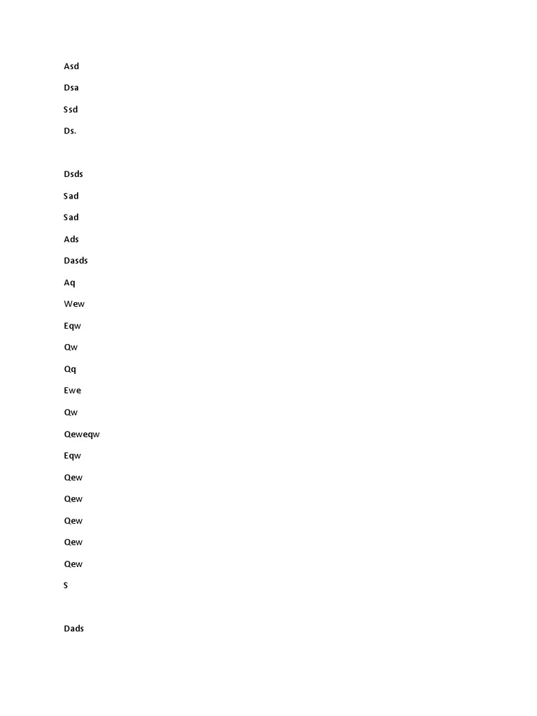 Asd Dsa SSD Ds | PDF