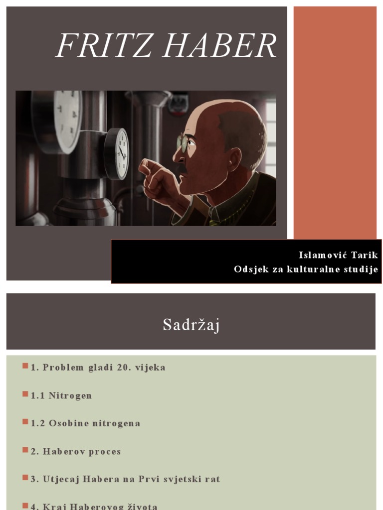 Fritz Haber | PDF