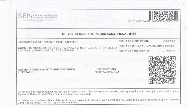 Rif de Emprendimiento | PDF