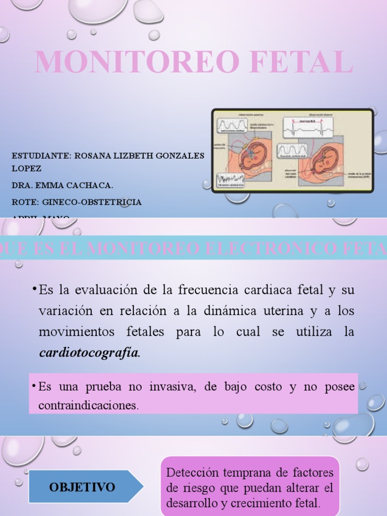 Monitoreo Fetal | PDF | Medicina | Ciencias de la Salud
