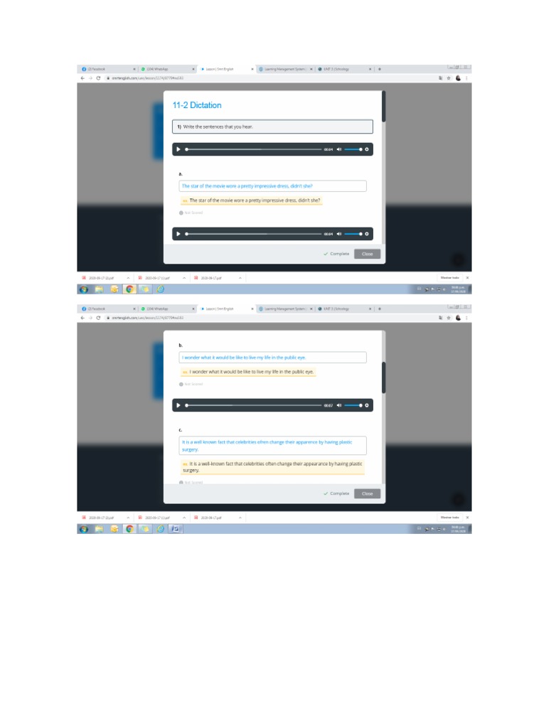 11 2 Dictation | PDF