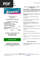 Ficha Técnica Rodenticida C-Real B. | PDF | Agua