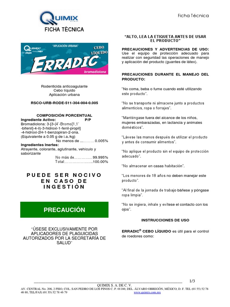 FT Erradic Cebo | PDF
