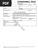 Congen Bil | PDF | Bill Of Lading | Cargo