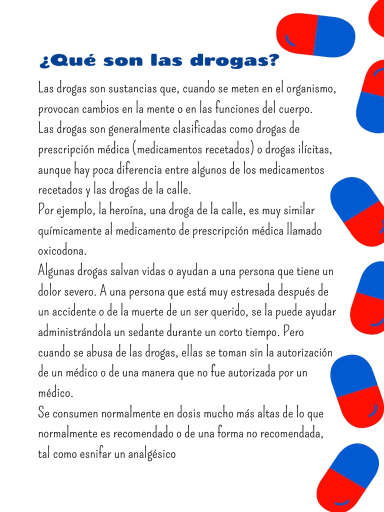 Monografía | PDF | Drogas | Drogas Psicoactivas