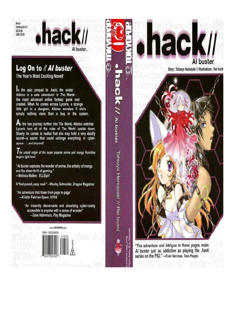 Toaz - Info Dot Hack Ai Buster Volume 1 PR | PDF