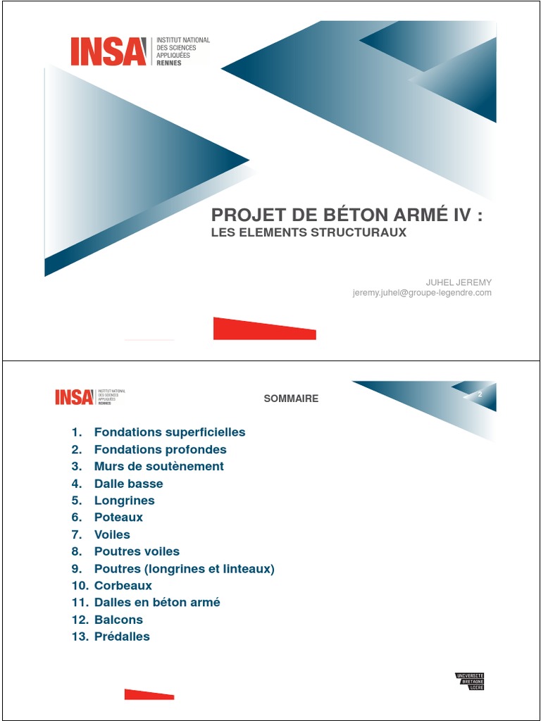 Éléments structuraux en béton armé | PDF | Fondation (construction ...