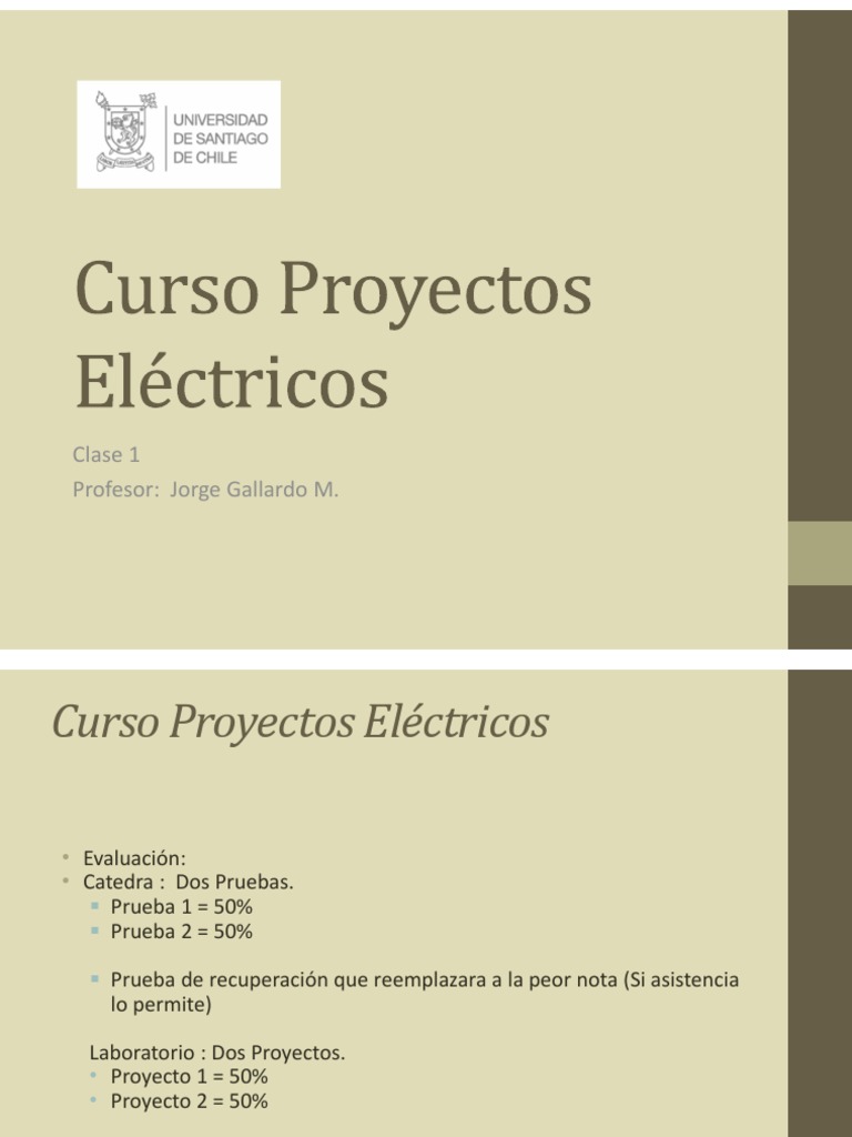 clase 1 proyectos eléctricos | PDF | Ingeniería | Gestión de proyectos