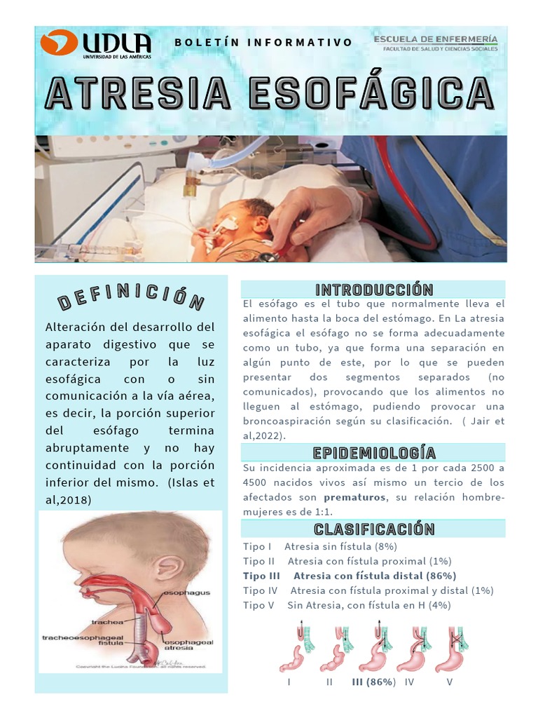 Atresia Esofágica Tipo III: Diagnóstico y Tratamiento | PDF ...
