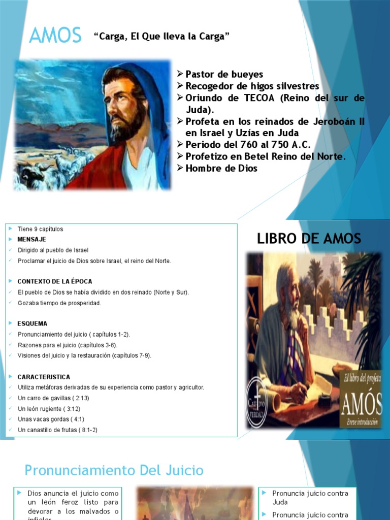 Libro de AMOS | PDF | Contenido bíblico | Creencia religiosa y doctrina