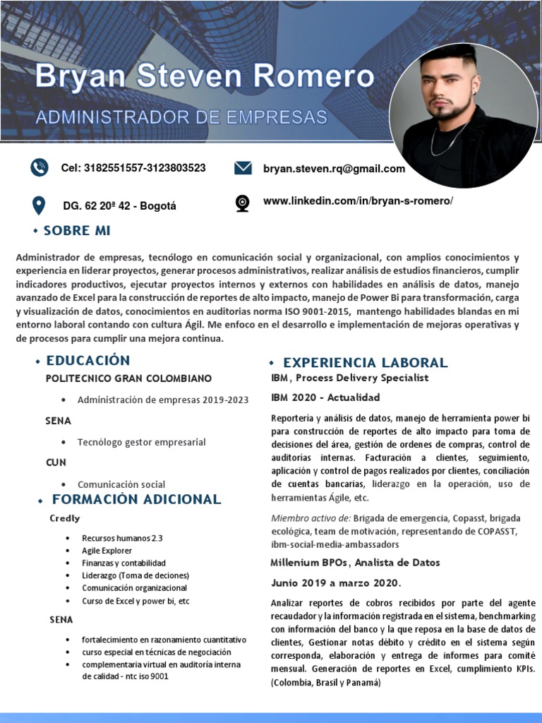 CV Steven Romero | PDF