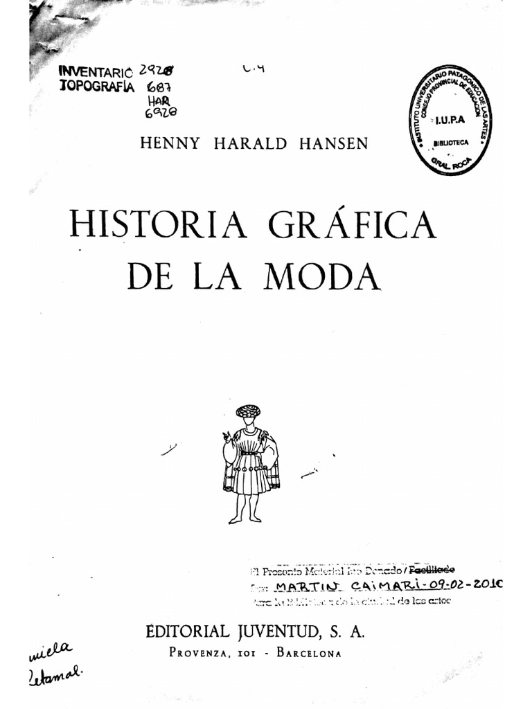 Historia Gráfica de La Moda - Henny Harald Hansen | PDF