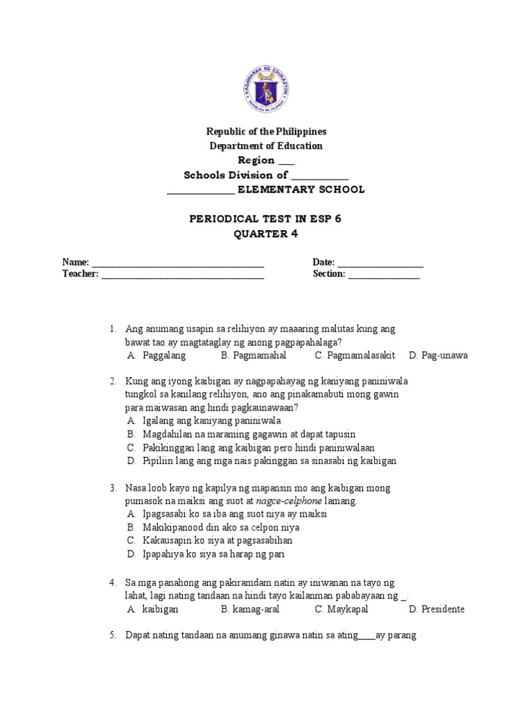 Esp 6 | PDF