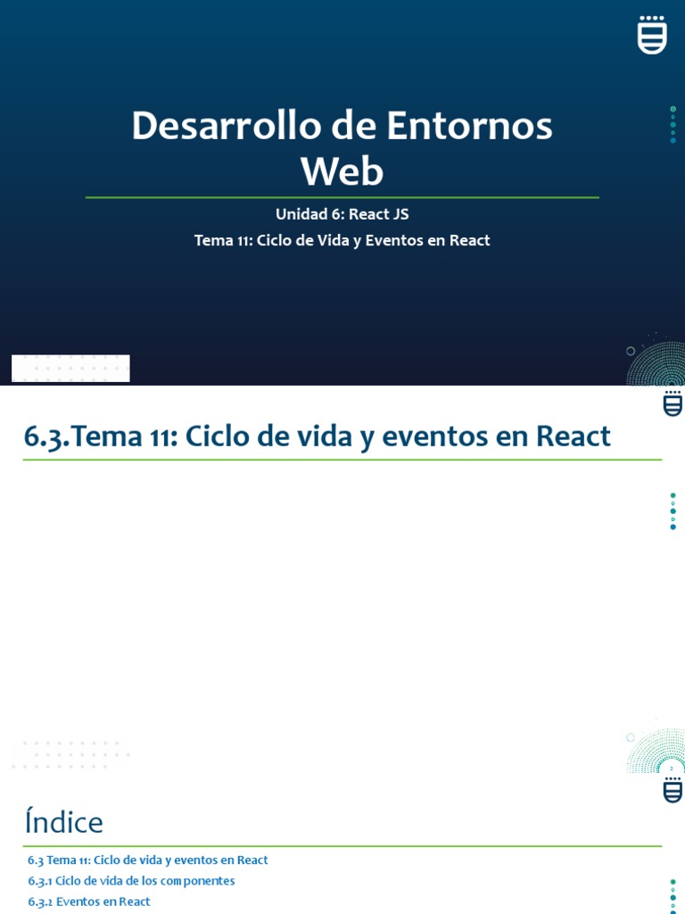 PPT 2022 00 U06 T11 Desarrollo de Entornos Web (2351) | PDF | Script Java | Modelo de objeto de ...