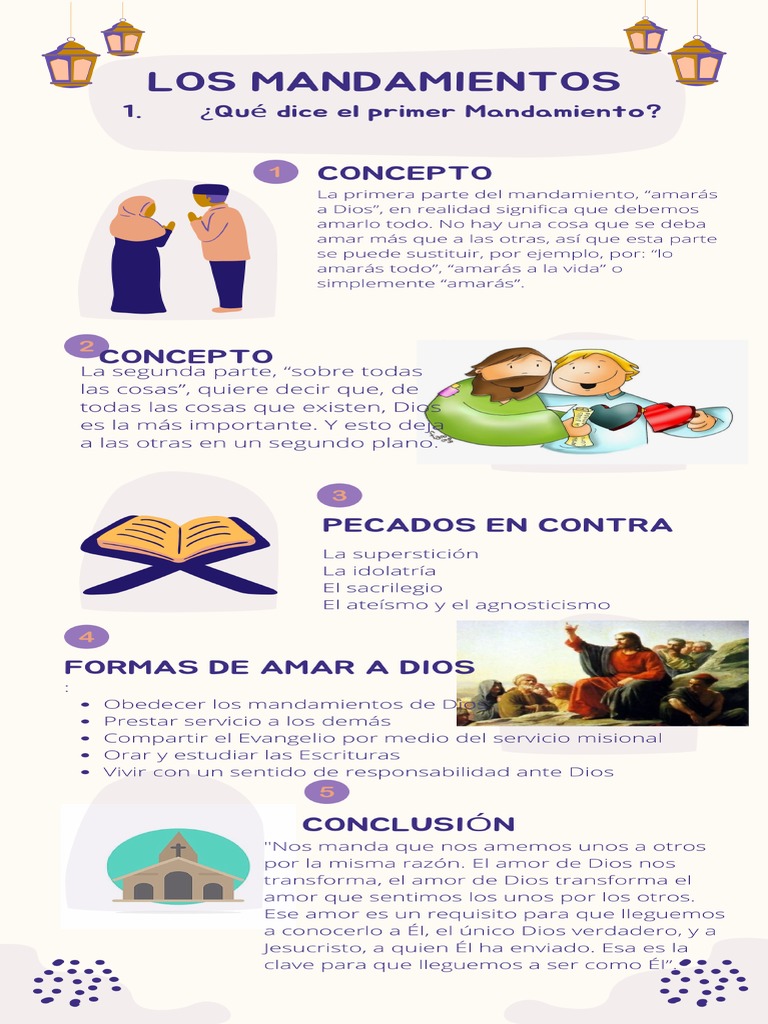1ER MANDAMIENTO-INFOGRAFÍA | PDF