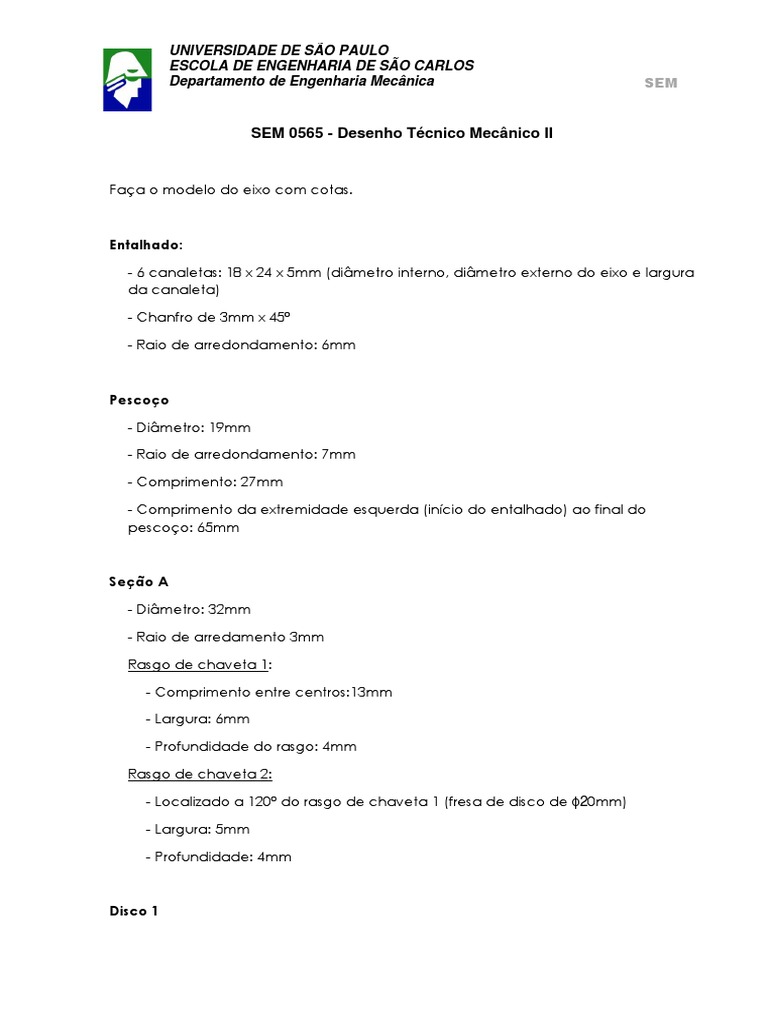 Exercício Solid Edge 2023 Eixo | PDF