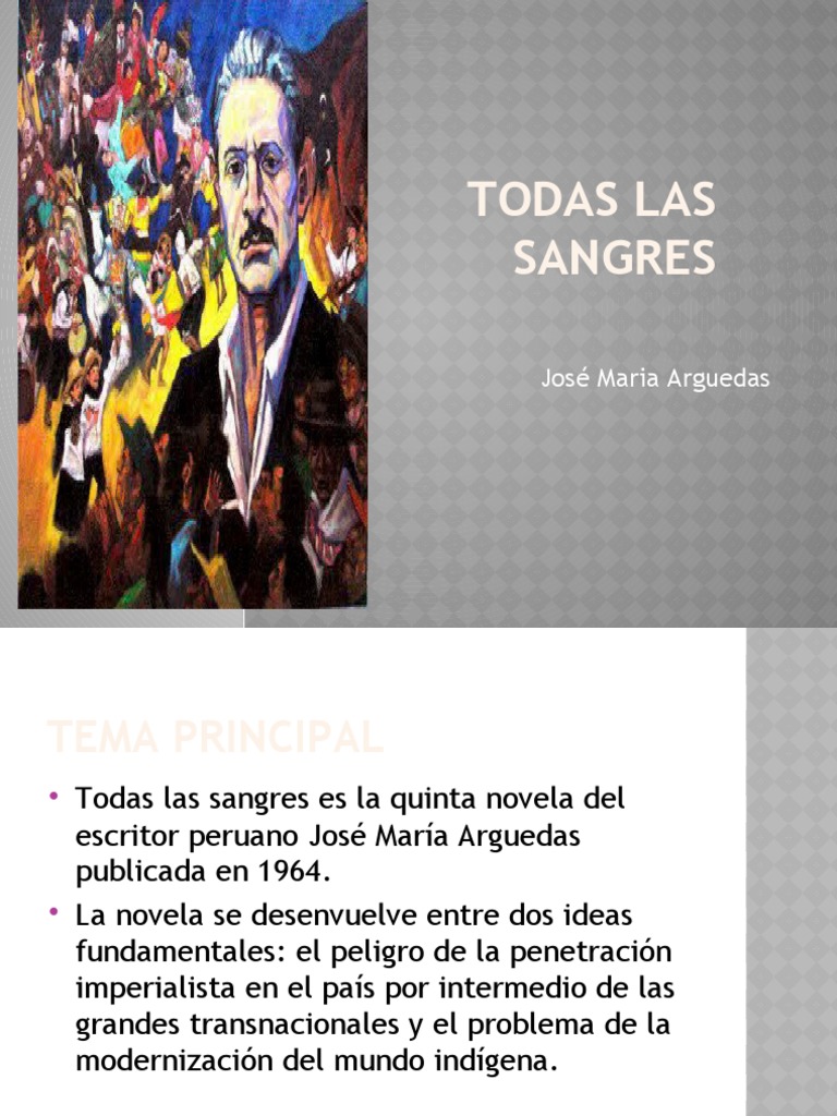 Todas Las Sangres | PDF Todas Las Sangres | PDF