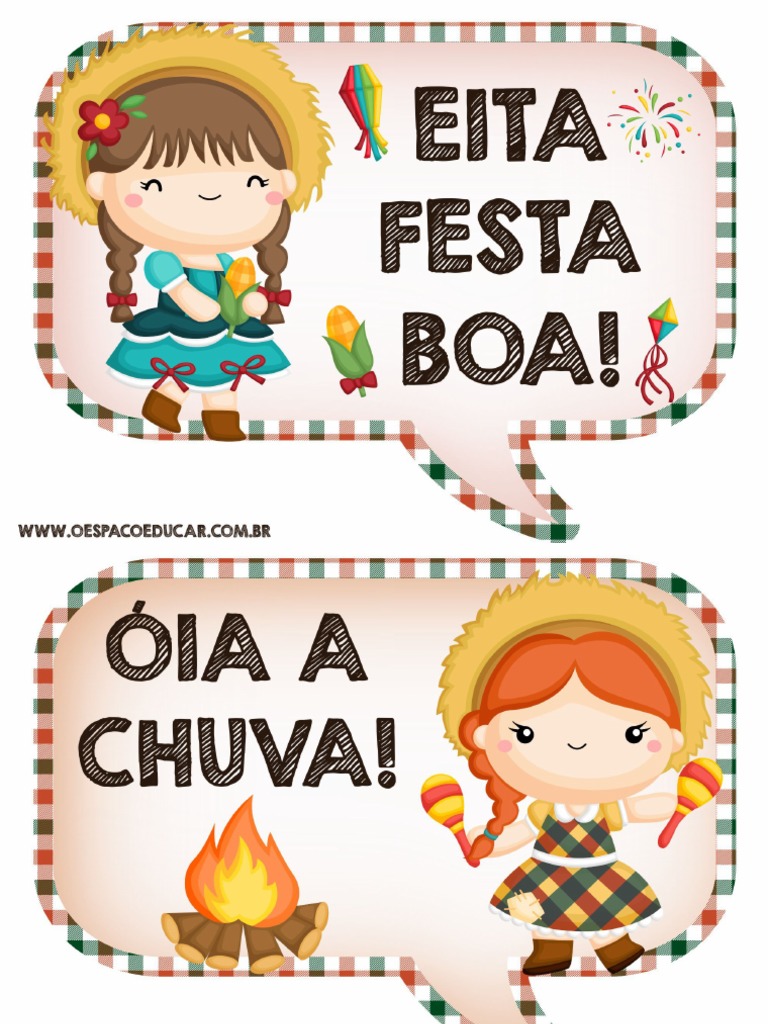 PLAQUINHAS JUNINAS | PDF