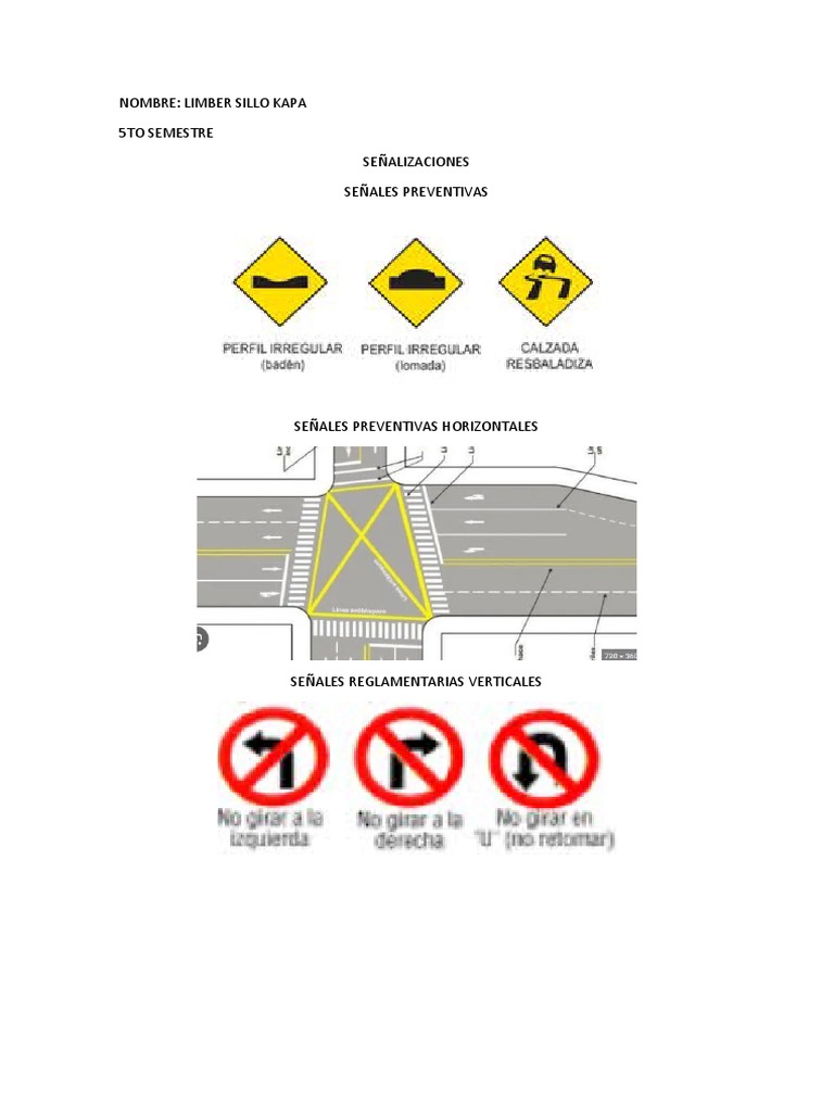 Señalizacion Viales | PDF