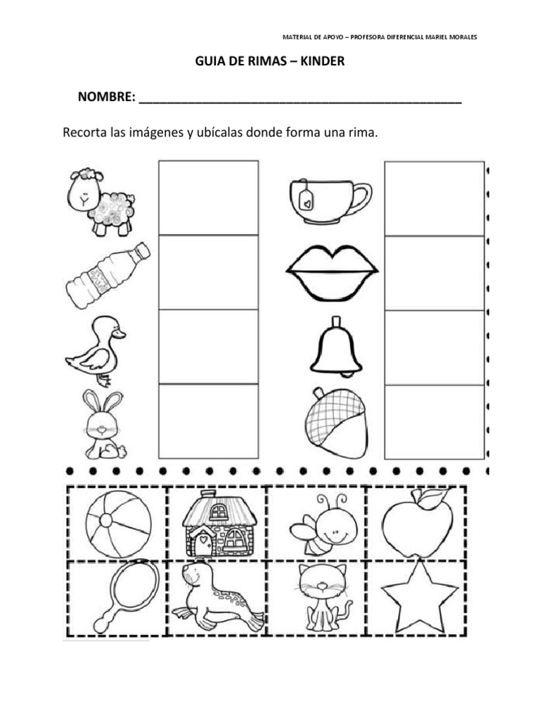 Guia de Rimas Kinder | PDF