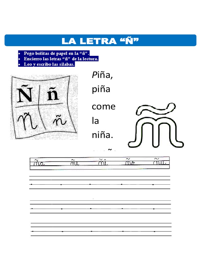 La Consonante Ñ | PDF