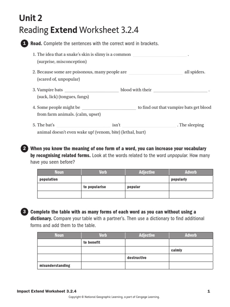 Owi Bre l03 U02 04 Worksheet | PDF | Self-Improvement