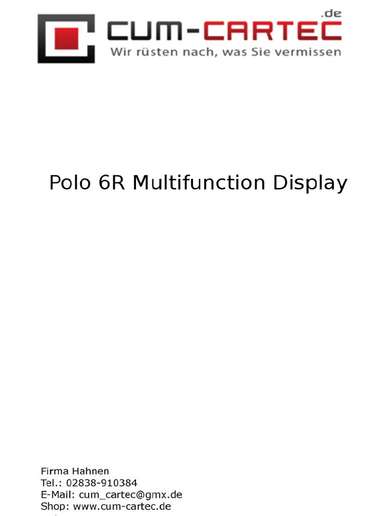MFA Polo 6R | PDF