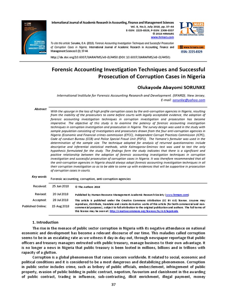 Forensic_Accounting_Investigation_Techniques_and_S | PDF | Political ...