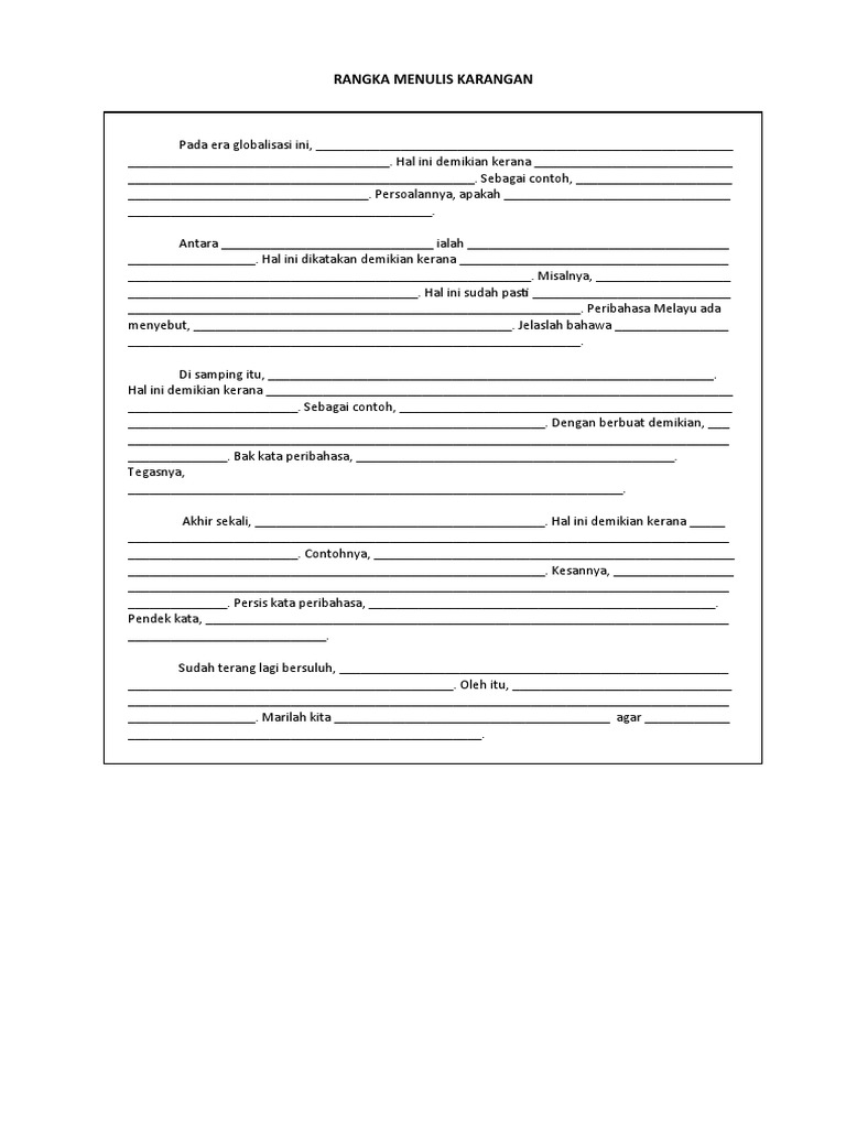 Rangka Karangan | PDF | Bisnis
