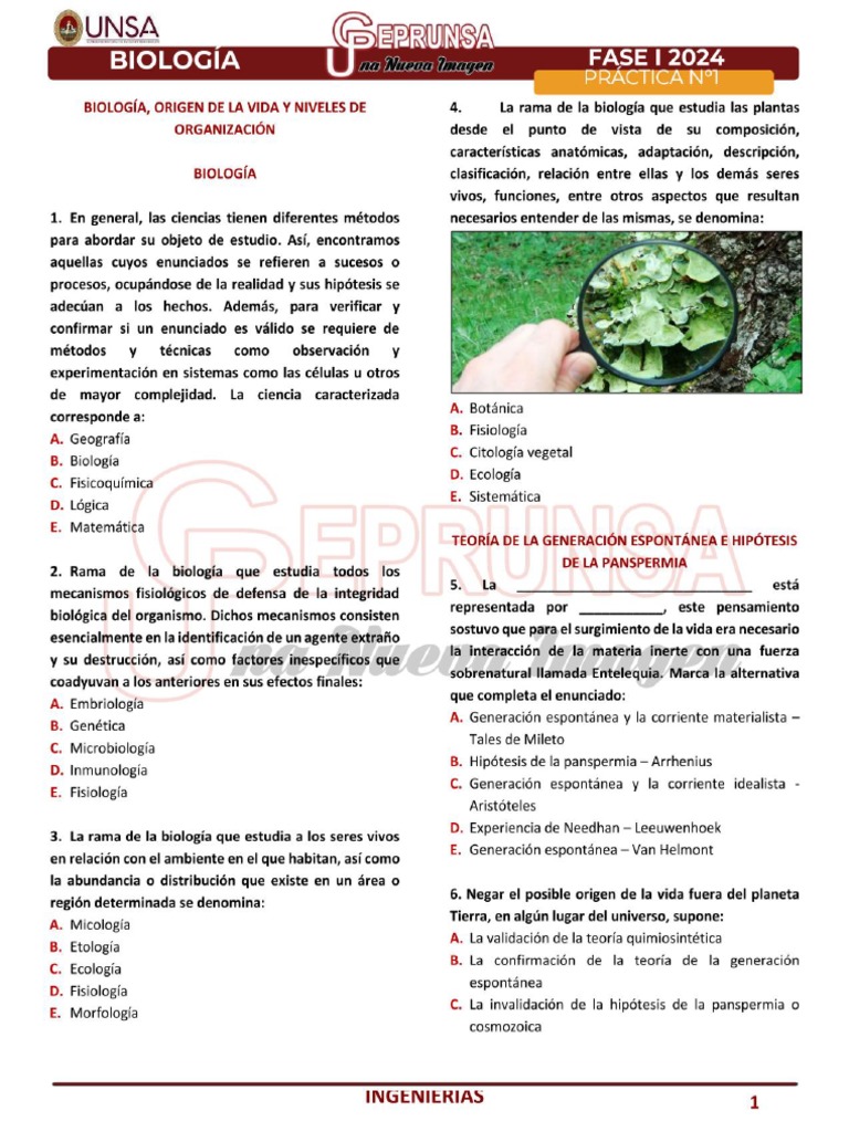 P1 Bio | PDF