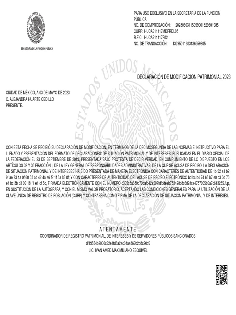 Acuse (2) | PDF | Federación | Privacidad