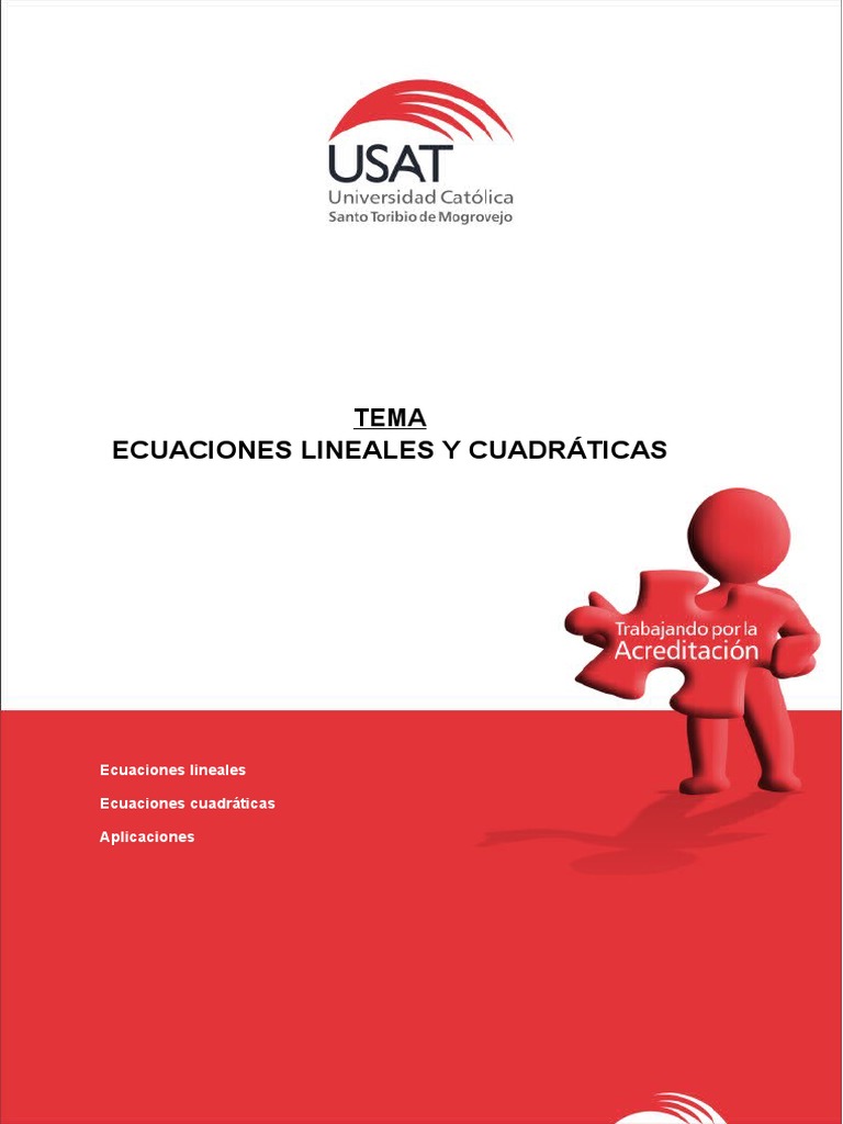 Ecuaciones Lineales y Cuadráticas: Guía Completa | PDF | Números ...