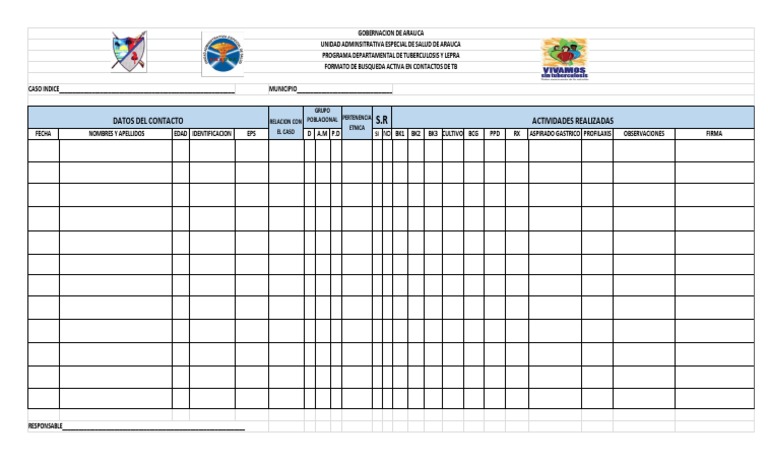 Formato Busqueda Activa Contactos | PDF
