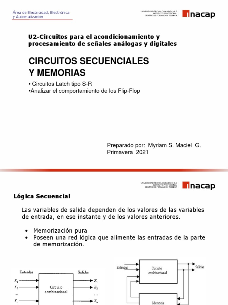 Presentación 5 - SistDigitales - Secuenciales | PDF | Diseño electronico | Ingenieria Eléctrica