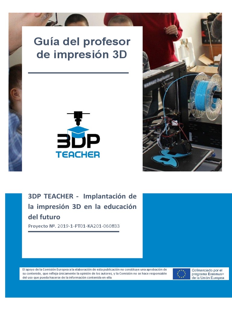 3DP Teacher's Guidebook Final ES | PDF | Impresión 3d | Aprendizaje
