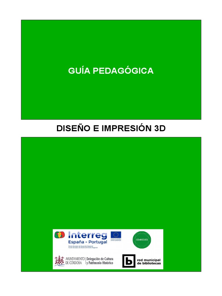 Espacio Maker Guia 3d | PDF | Impresión 3d | Diseño