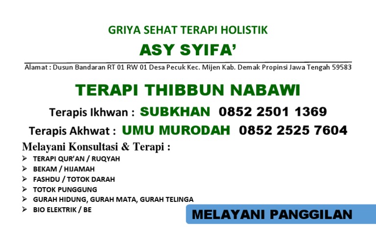 Griya Sehat Terapi Holistik 01 | PDF