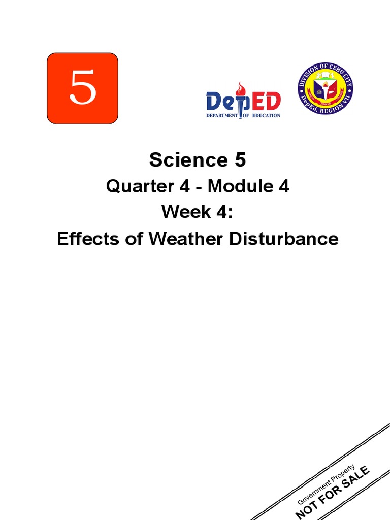 Q4-Science-5-Module-4-Effects of Weather Disturbances | Download Free PDF | Natural Disasters ...
