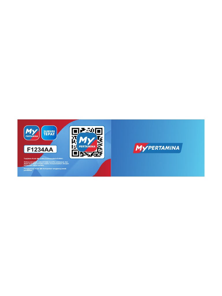 Template - My Pertamina | PDF
