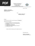 DepEd School Form 6 Leave Application | PDF | Government