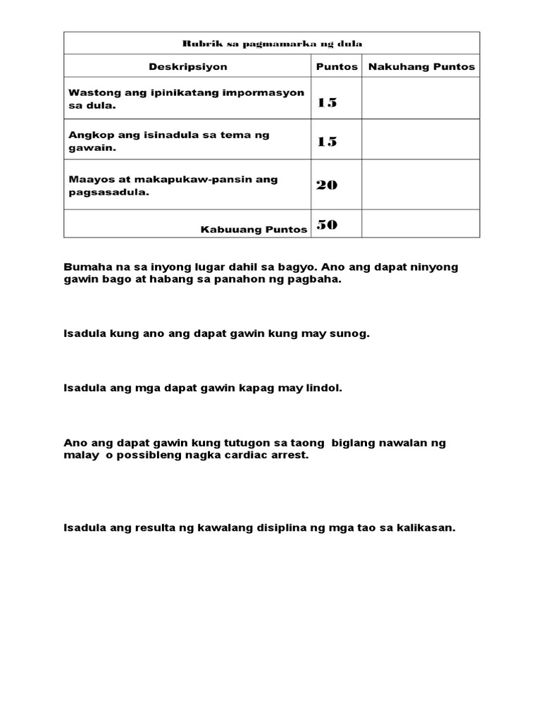 Pagsasadula Grade 10 AP | PDF