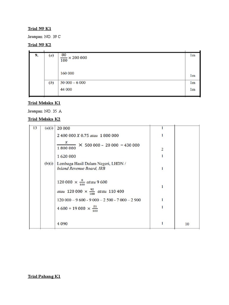 Modul f5 Bab 3 Insurans (Answer) | PDF
