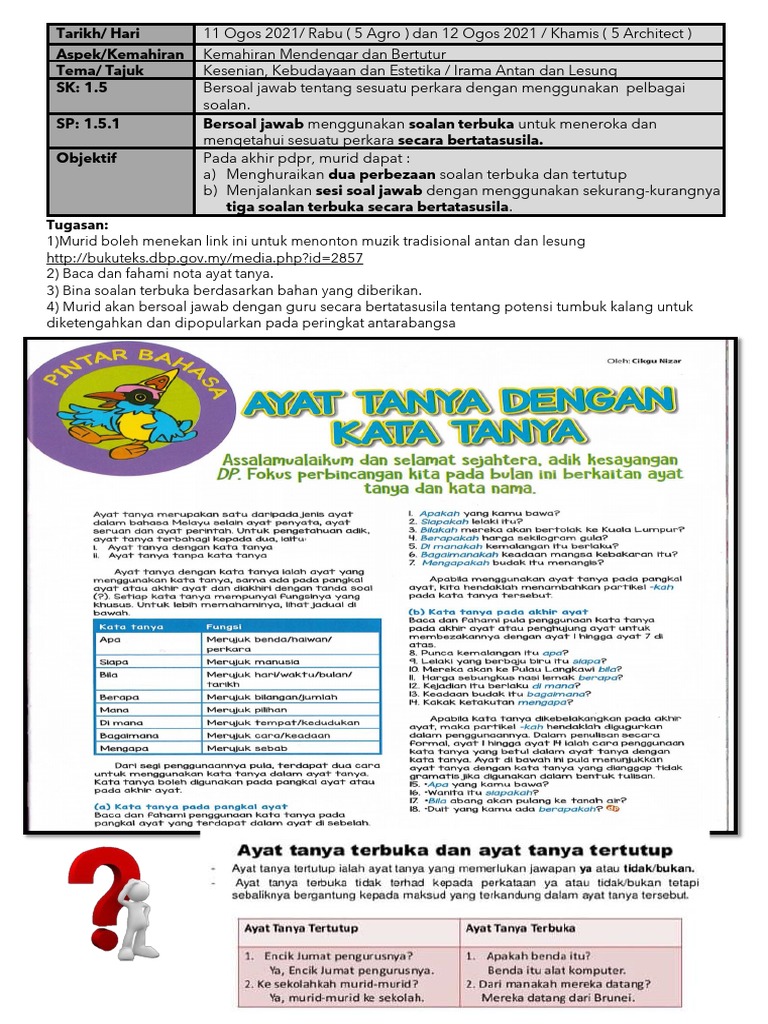 Irama Antan dan Lesung dalam Pendidikan | PDF | Seni & Disiplin Bahasa ...