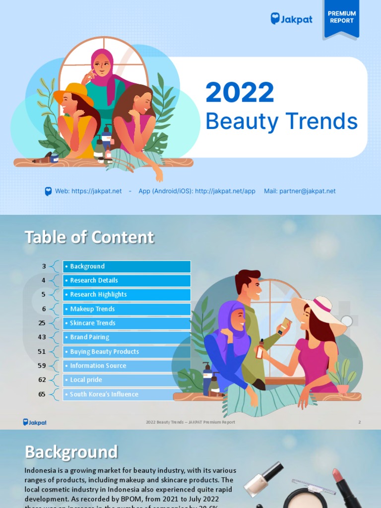 PDF Report 2022 Beauty Trends - Jakpat Survey Report 2022 36935 | PDF